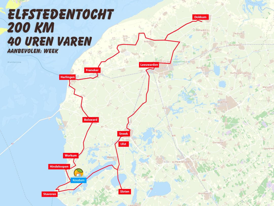 Elfsteden Vaarvakanties Friesland - Natuurlijk Noorden